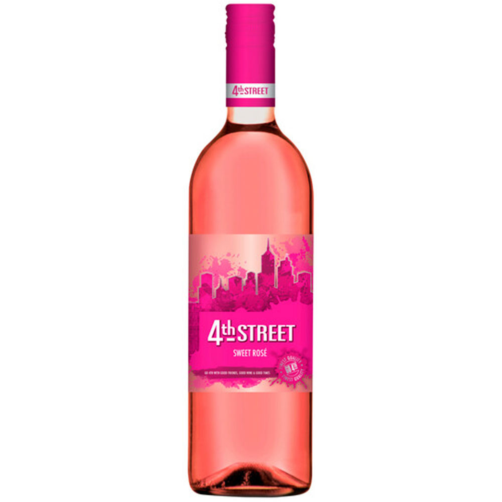 4th Street Natural Sweet Rose Wine 750ml - Liquor Square